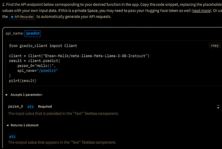 Creating LLM API for Free with Hugging Face Example