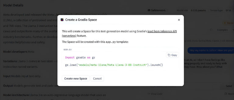 Creating LLM API for Free with Hugging Face Example